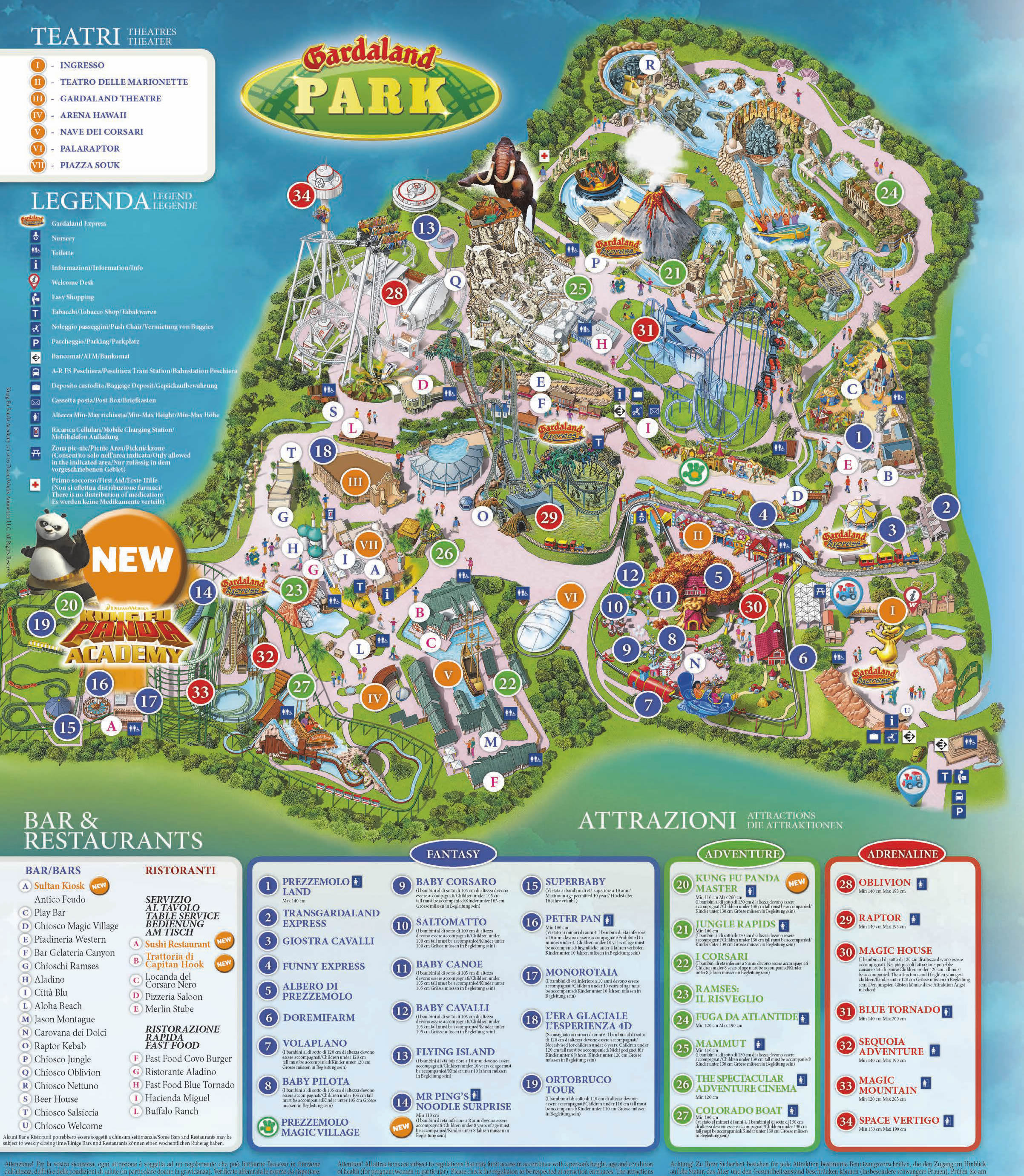 Parkmaps Parkplan Plattegrond Gardaland Freizeitpark Welt de Parkmaps Parkplan Plattegrond Gardaland Freizeitpark Welt de
