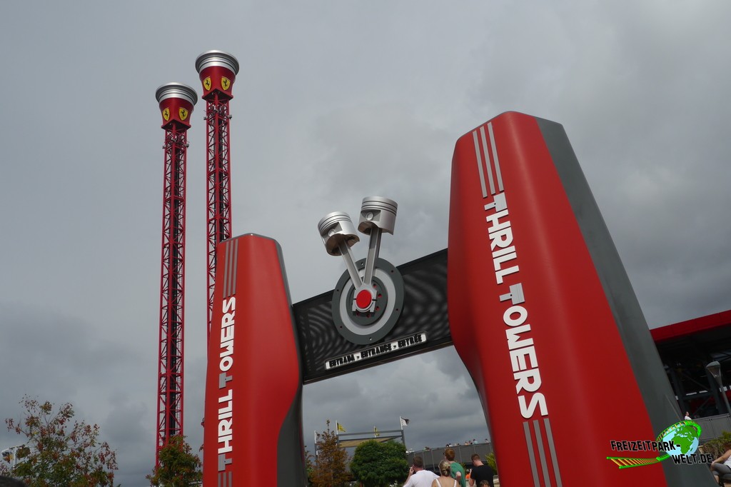 Thrill Towers - Ferrari Land | Freizeitpark-Welt.de