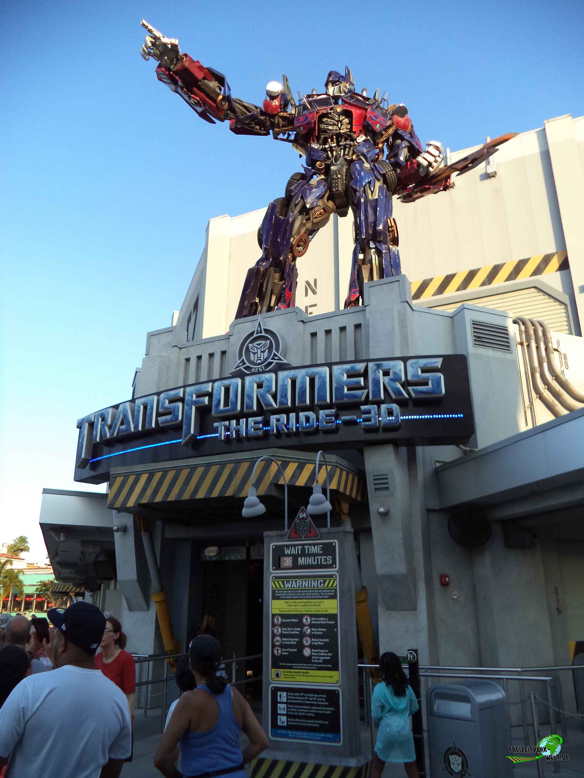 Transformers: The Ride - Universal Studios Florida | Freizeitpark-Welt.de