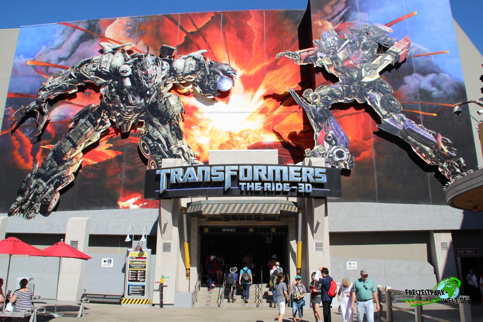 Transformers: The Ride 3D - Universal Studios Hollywood | Freizeitpark ...